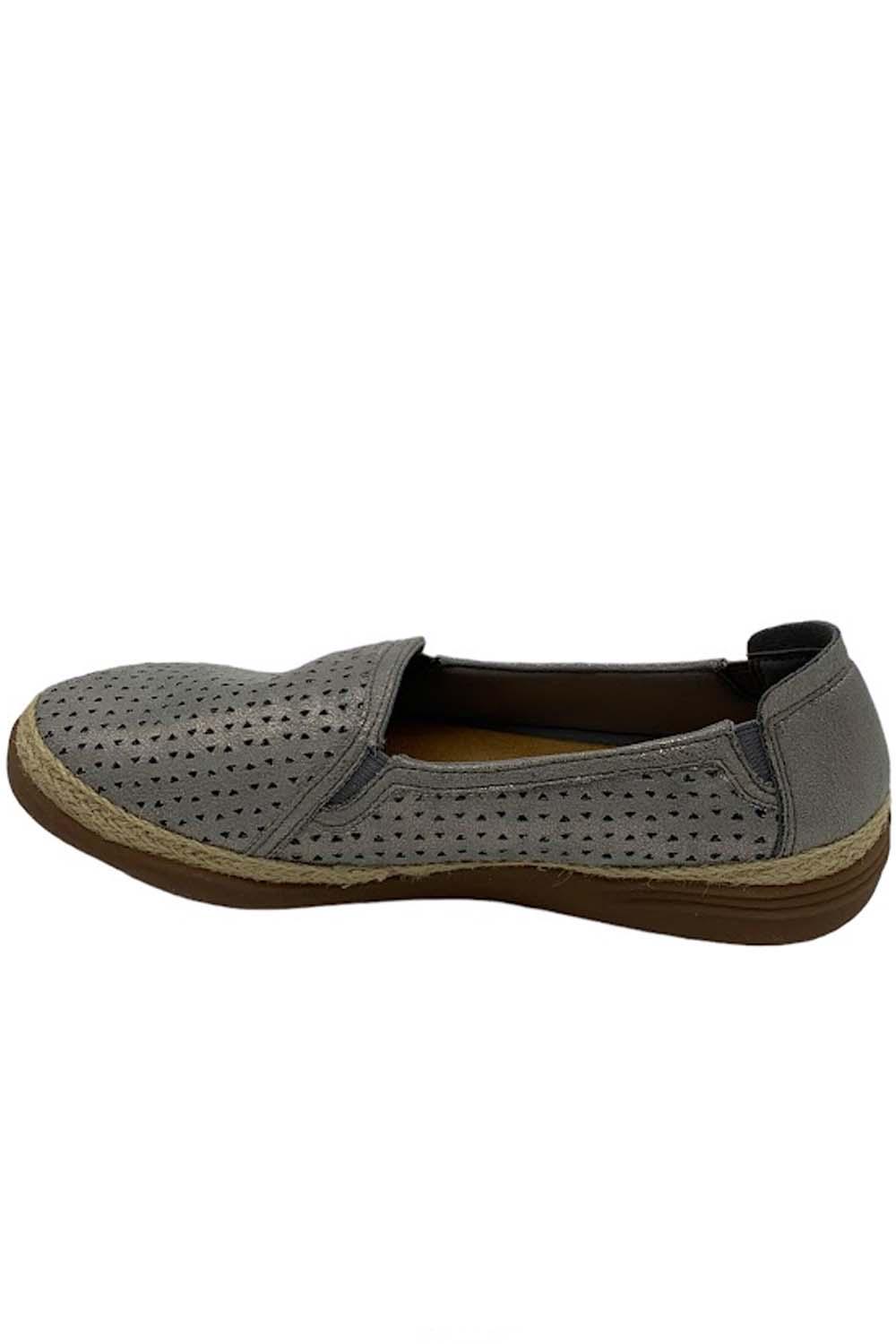 Clarks Collection Espadrille Slip-Ons Elaina Ruby Pewter | Jender