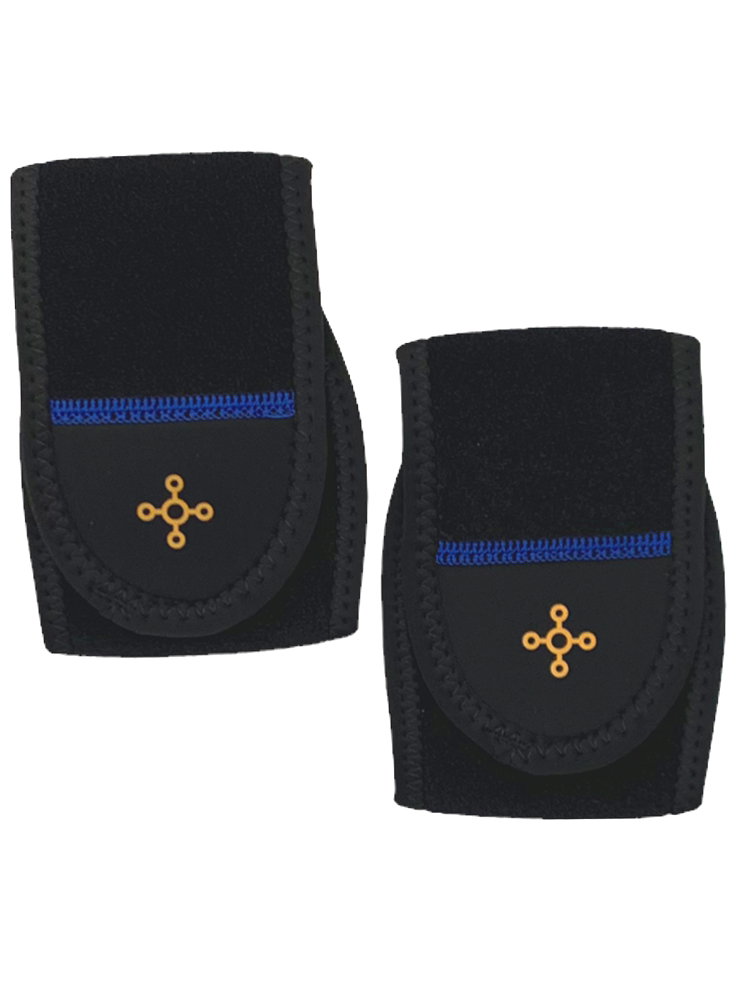 Tommie Copper 2 Pack Adjustable Compression Wrist Wraps Black | Jender