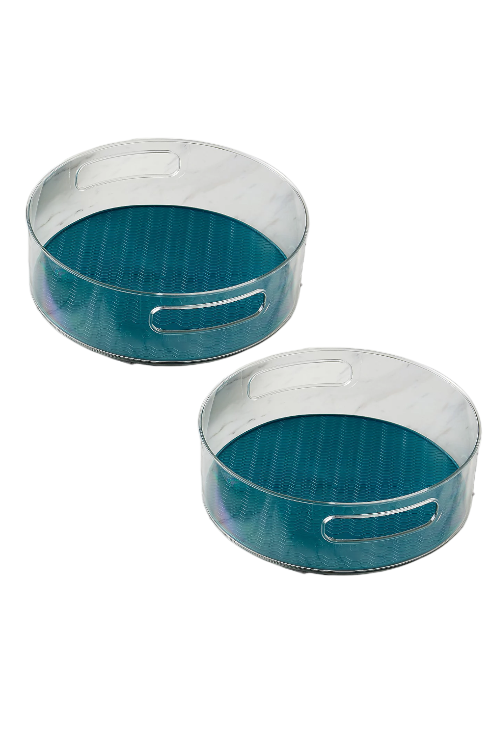 c e ll a 10" High Wall Clear Kitchen Turntables - Set of 2 | eBay