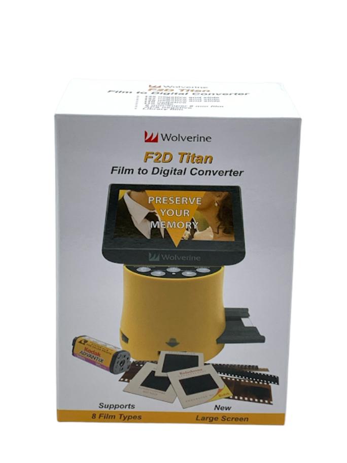 Wolverine Titan 8-in-1 Film to Digital Converter w/ Screen | Jender