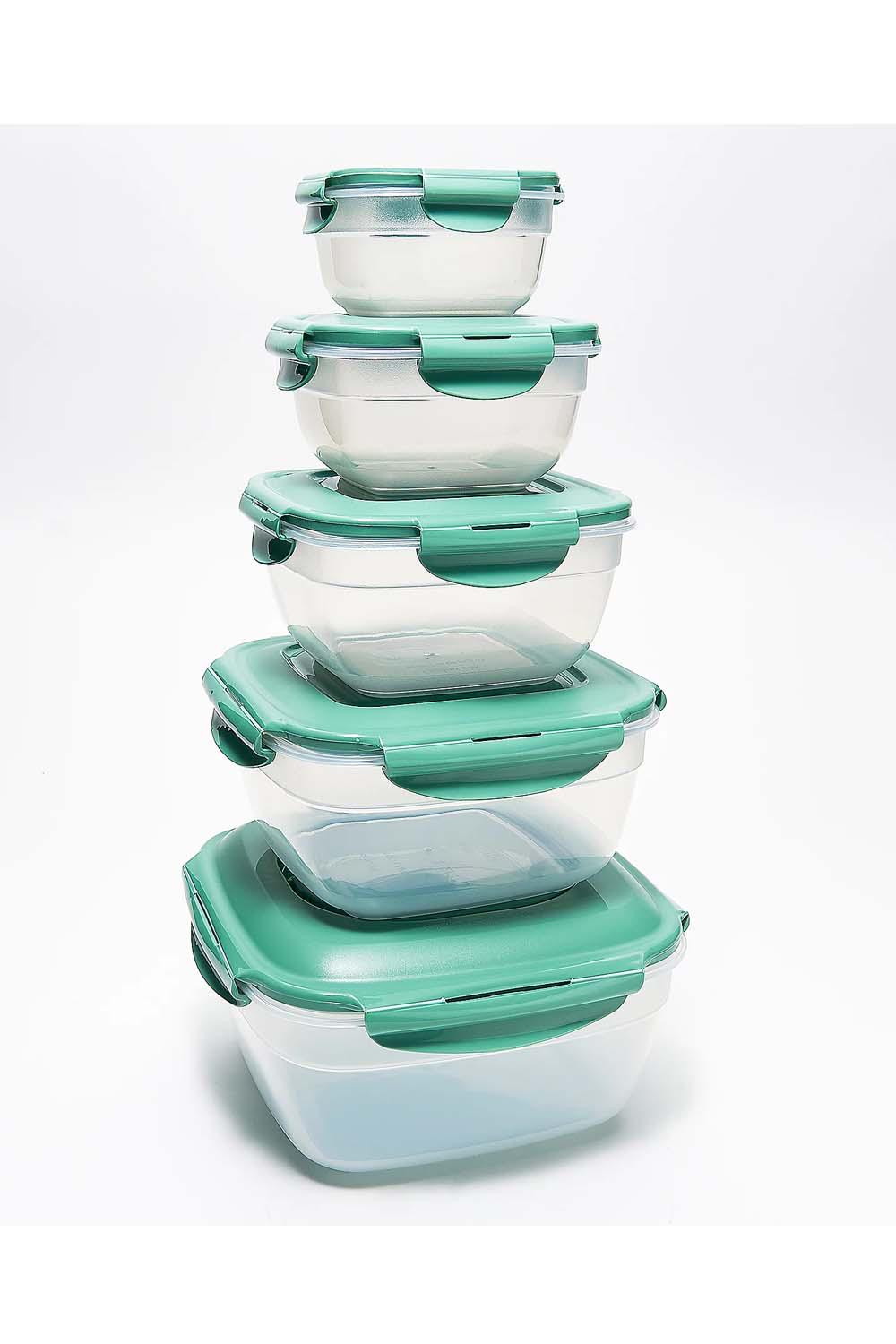 LocknLock 10-Piece Nestable Zen Containers with Handle Lids | Jender