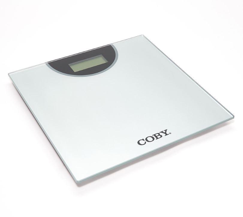 Coby Digital Bath Scale with Weight Comparison Silver | Jender