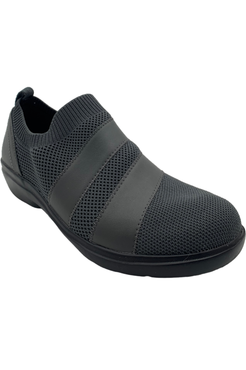 Clarks Collection Knit Slip-Ons Sashlyn Edge Dark Gray | Jender