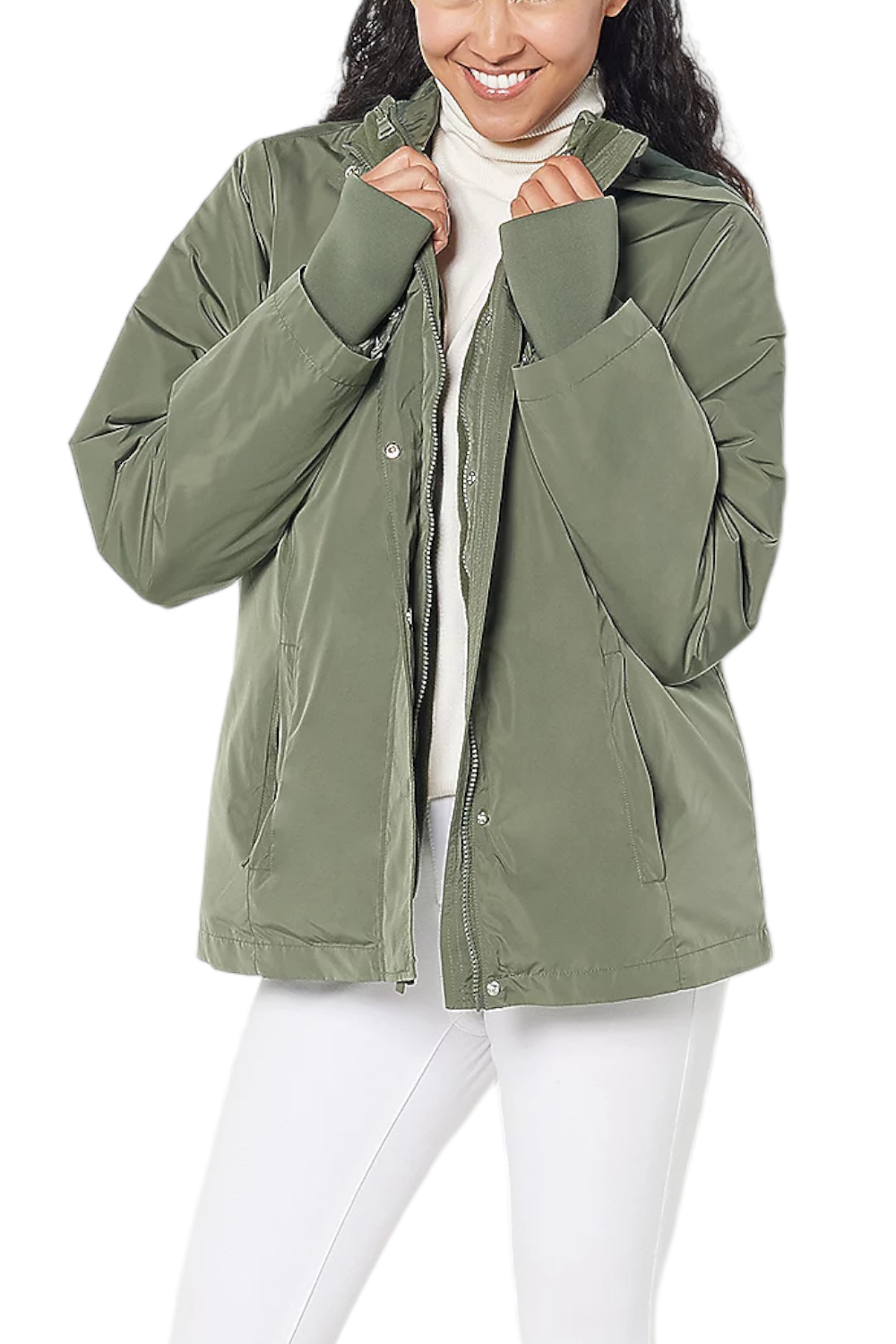 Centigrade 3-in-1 Jacket w/ Detachable Puffer & Fleece Lining Ivy | Jender