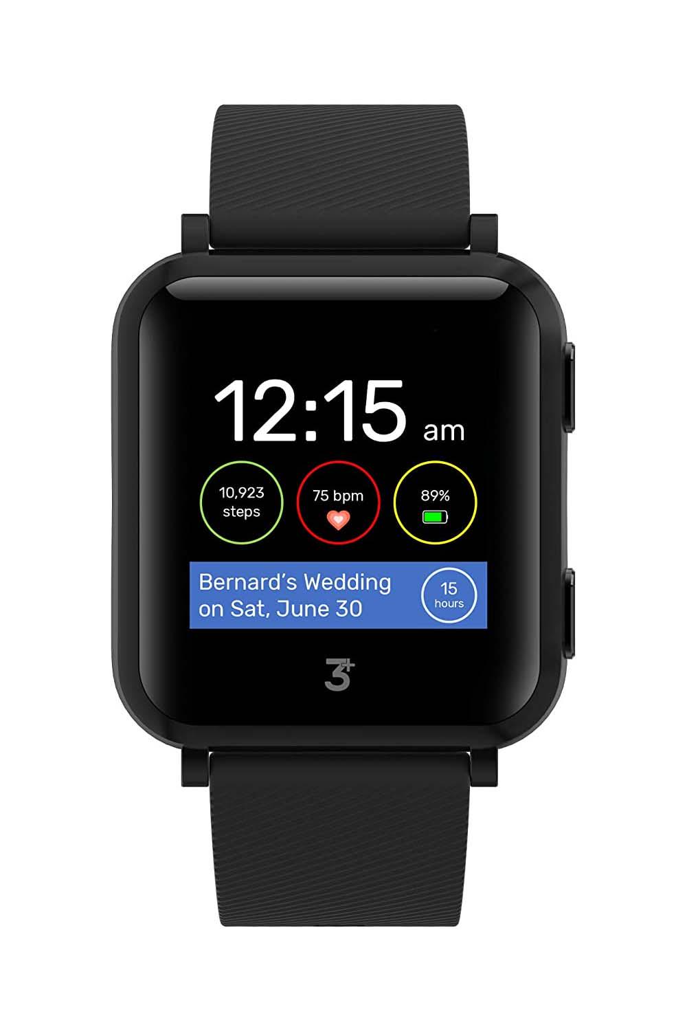 3Plus Vibe Digital SmartWatch Fitness Tracker w/Color TFT Display | Jender