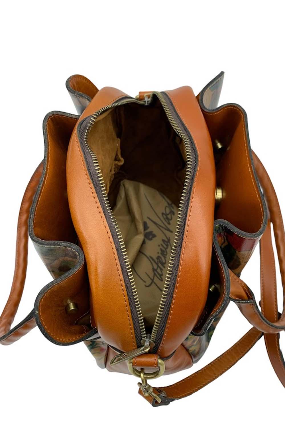 Patricia Nash Leather Ashford Satchel Summer Drawing | Jender