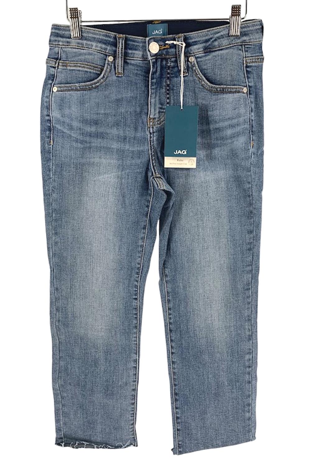 JAG Ruby Mid Rise Straight Crop Jeans Oceanfront | Jender