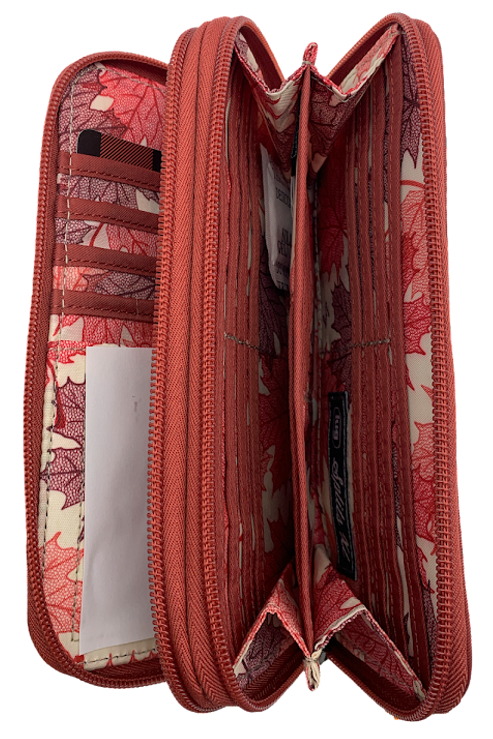 Lug Accordion Wallet with RFID Splits XL Rosewood Red | Jender