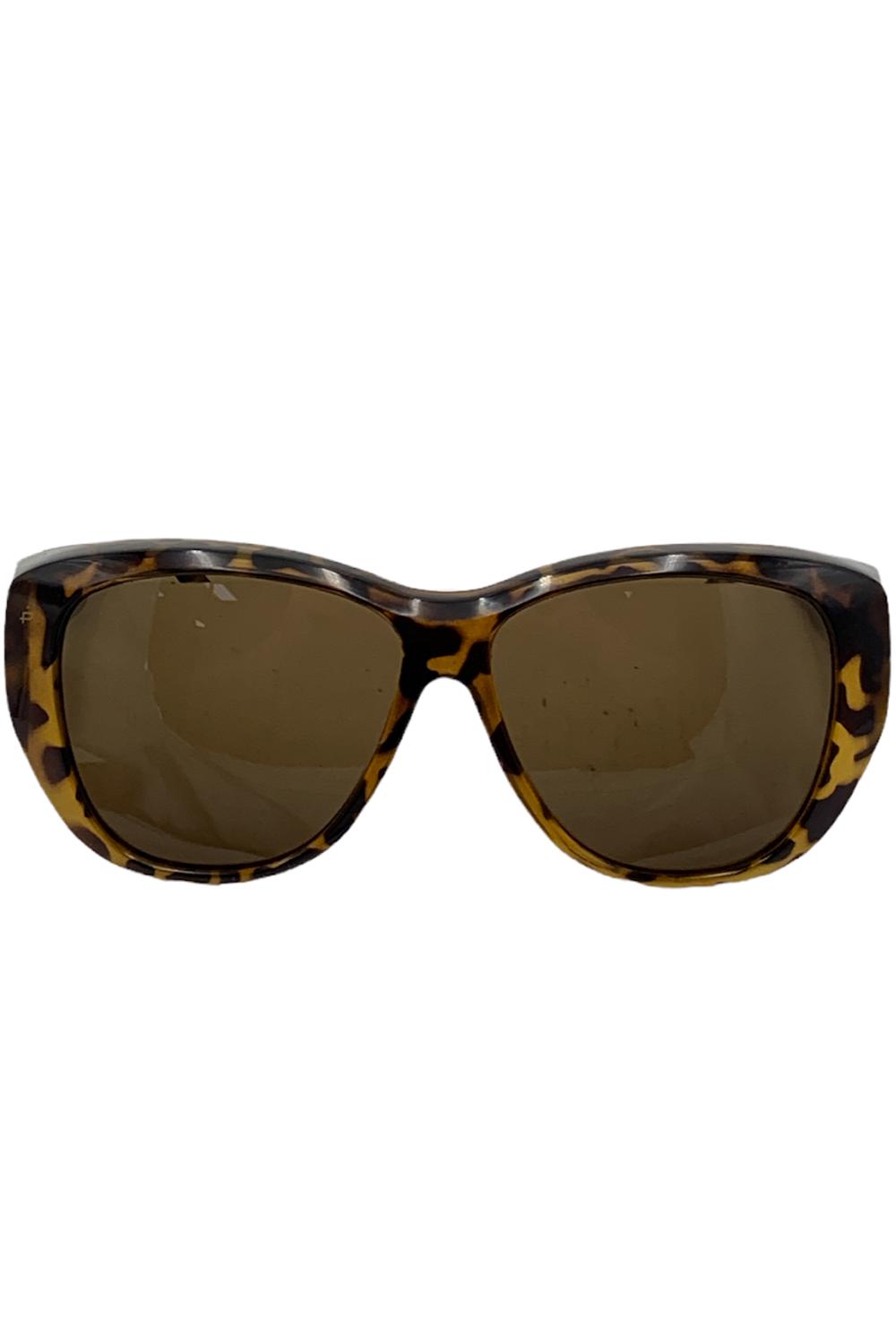 Prive Revaux The Gem Polarized Fitover with Double-Up Case Brown Tort ...