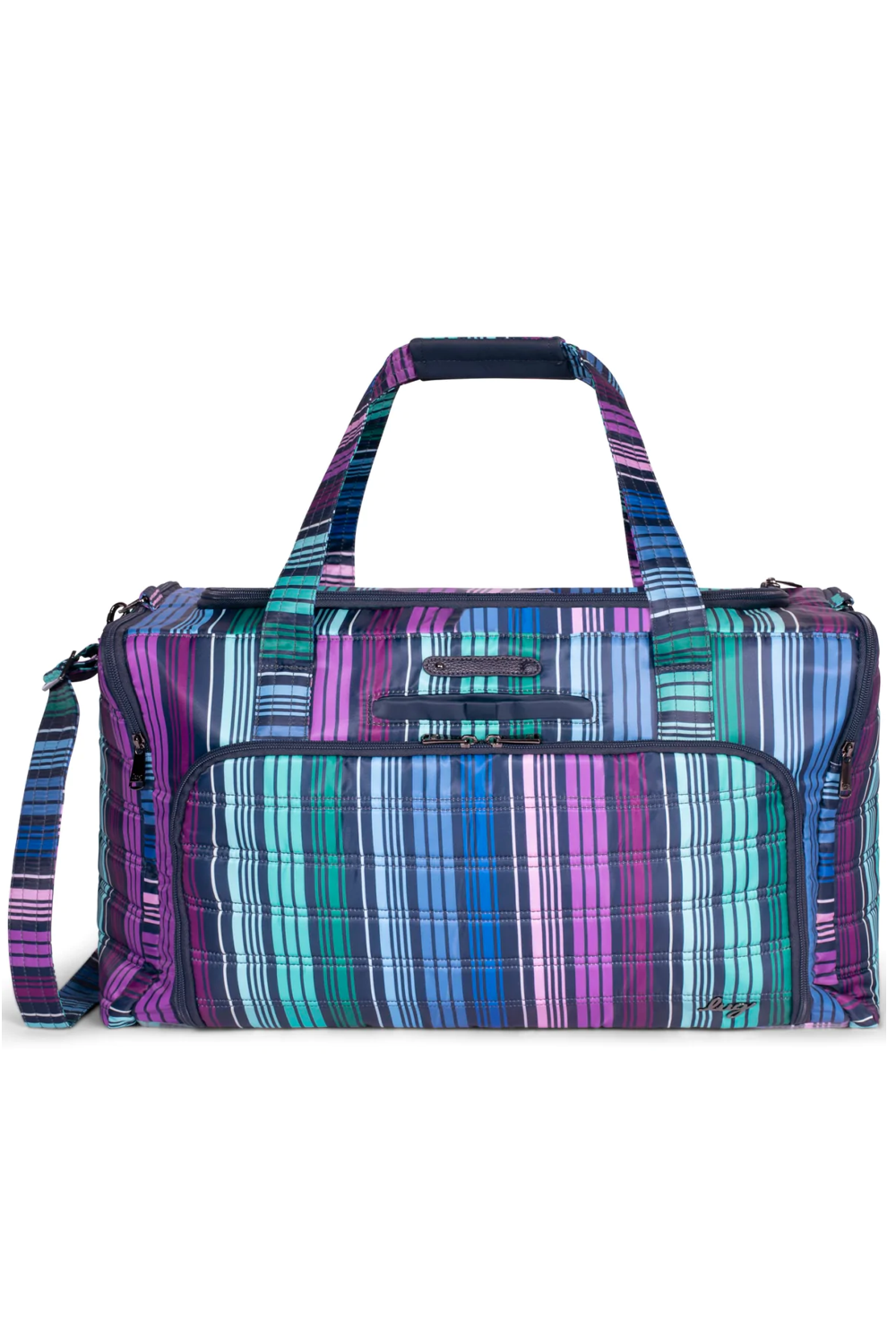 Lug Oversized Weekender Bag Trolley Duffel Love Stripe Multi | Jender