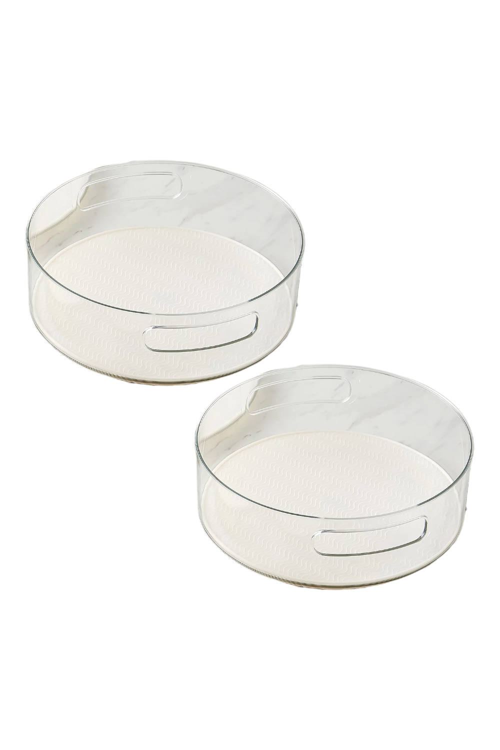 c e ll a 10" High Wall Clear Kitchen Turntables - Set of 2 | eBay