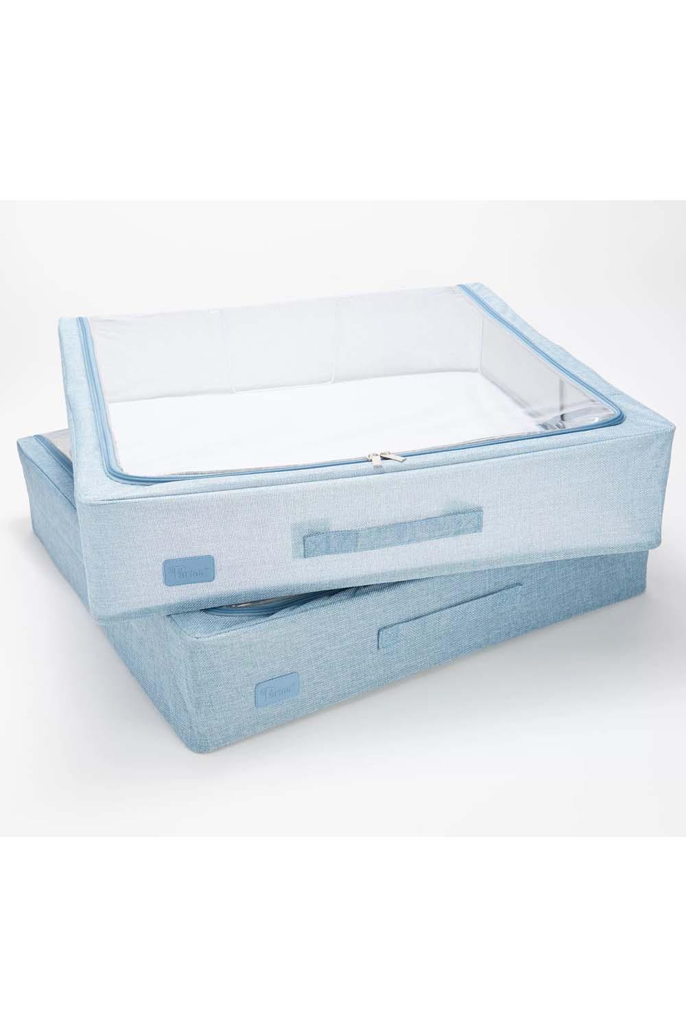 Periea Large Collapsible Under the Bed Storage Boxes - Set of 2 | Jender