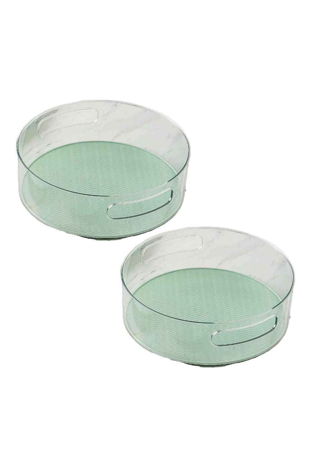 c e ll a 10" High Wall Clear Kitchen Turntables - Set of 2 | eBay