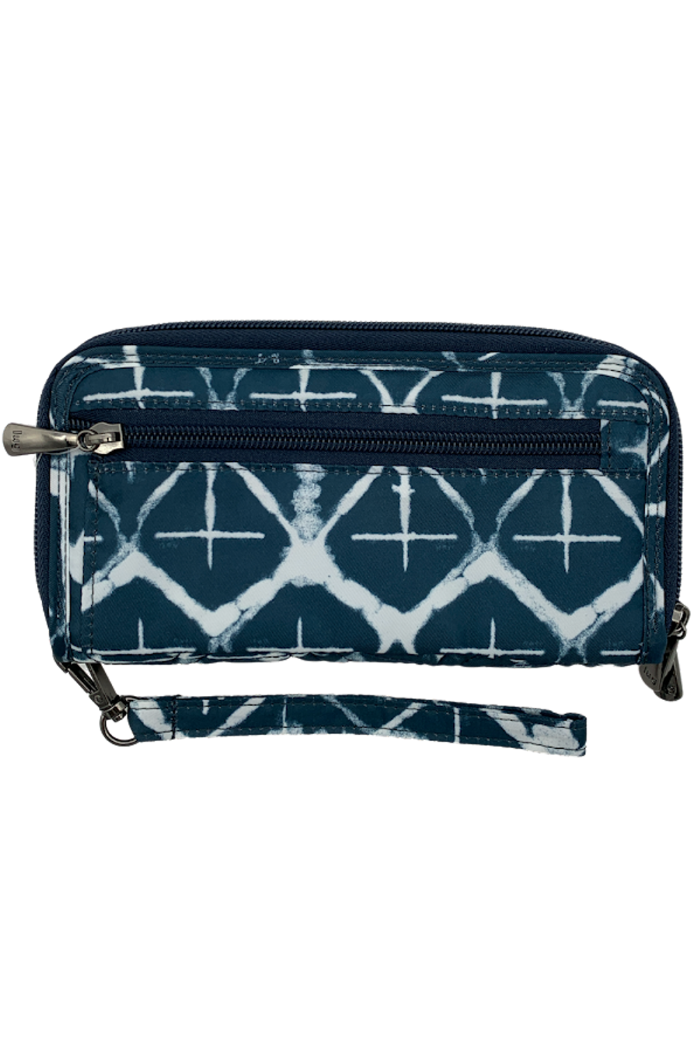 Lug Accordion Wallet with RFID Splits XL Diamond Navy | Jender