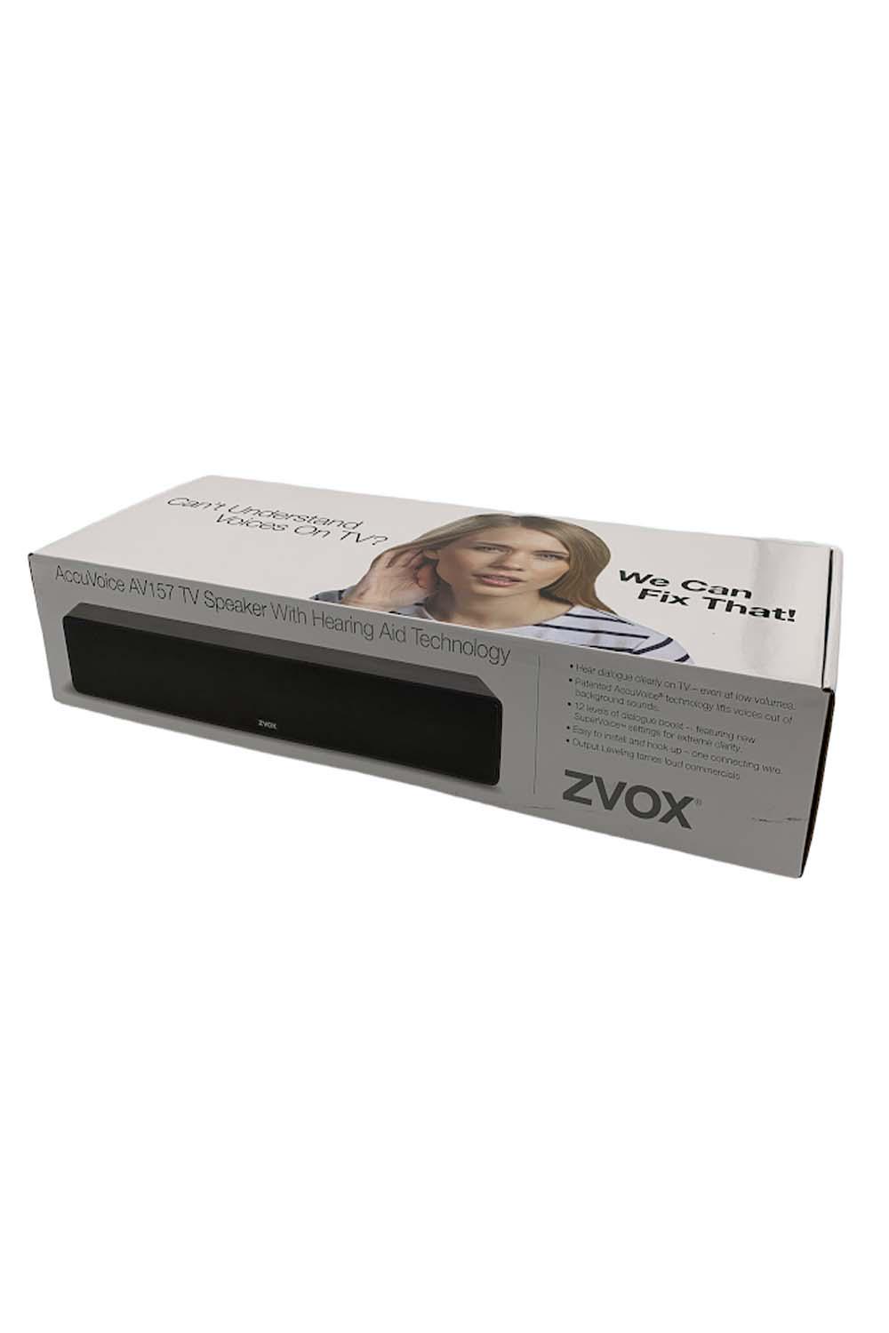 Zvox AV157 17" SuperVoice Hearing Technology TV Soundbar Black | Jender