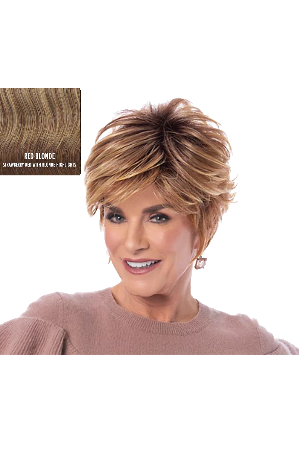 Toni Brattin Vivacious Short Cut Wig Red Blonde | Jender