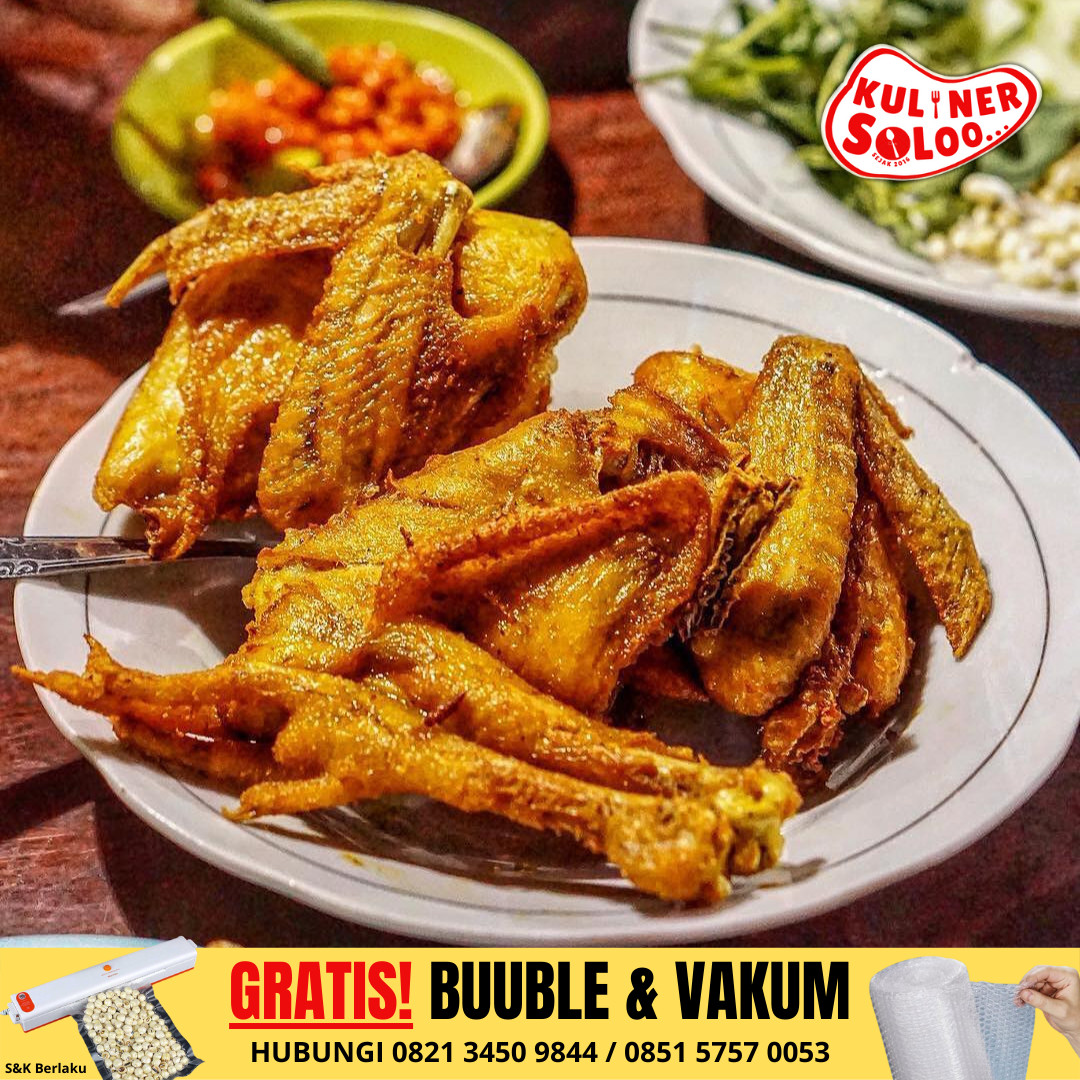 Karto Tembel Ayam kampung goreng Utuh Asli Solo- Kuliner Soloo - Rp10 ...