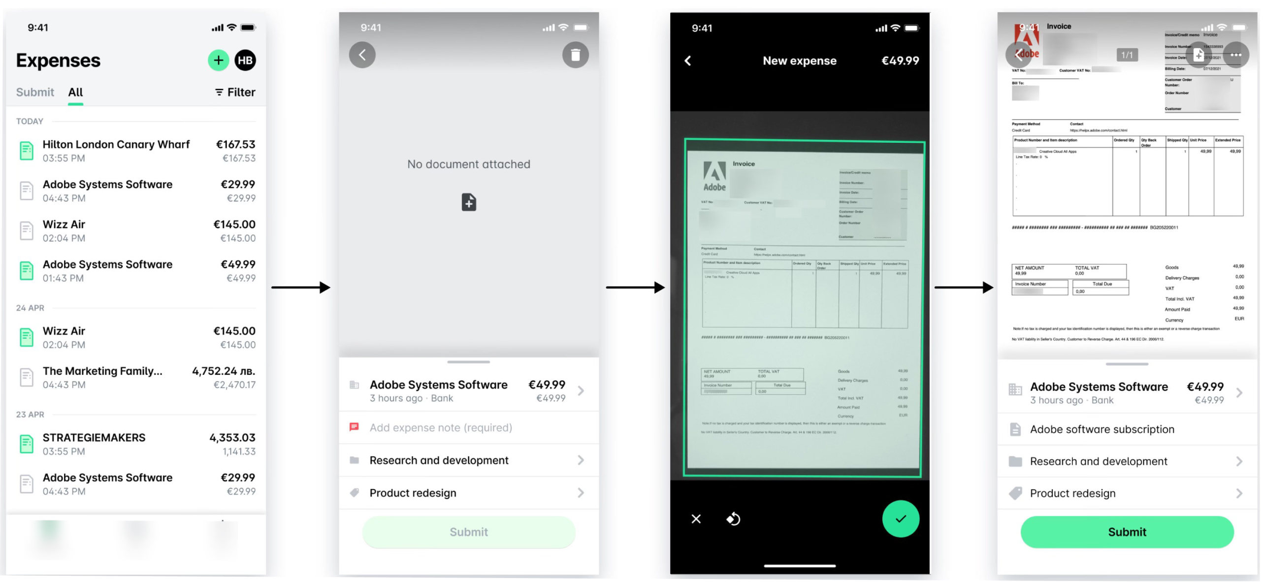Create and Submit Corporate Card Expenses for Employees - Payhawk Help ...
