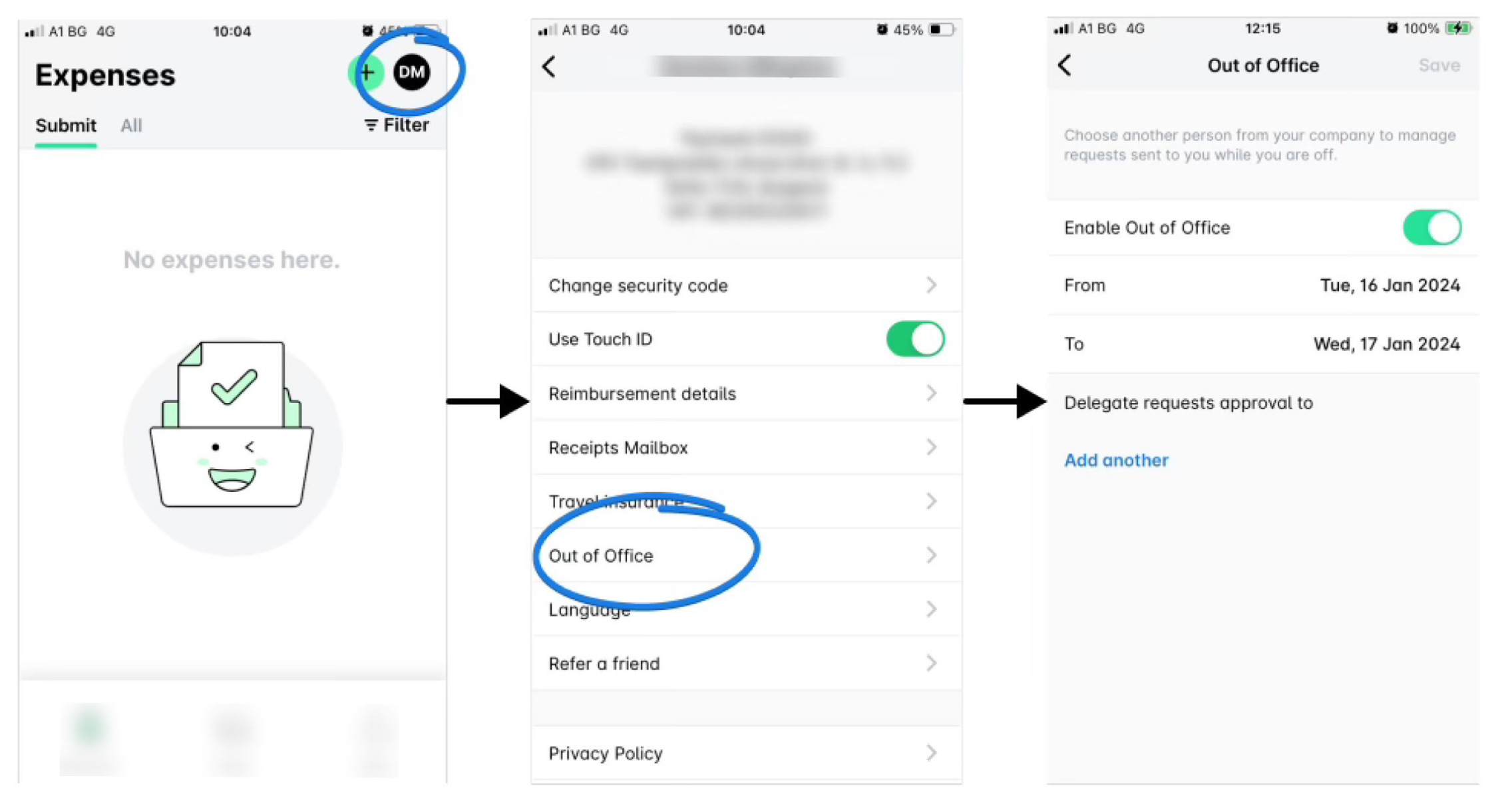 Enable or Disable OOO Mode for Employees - Payhawk Help Center