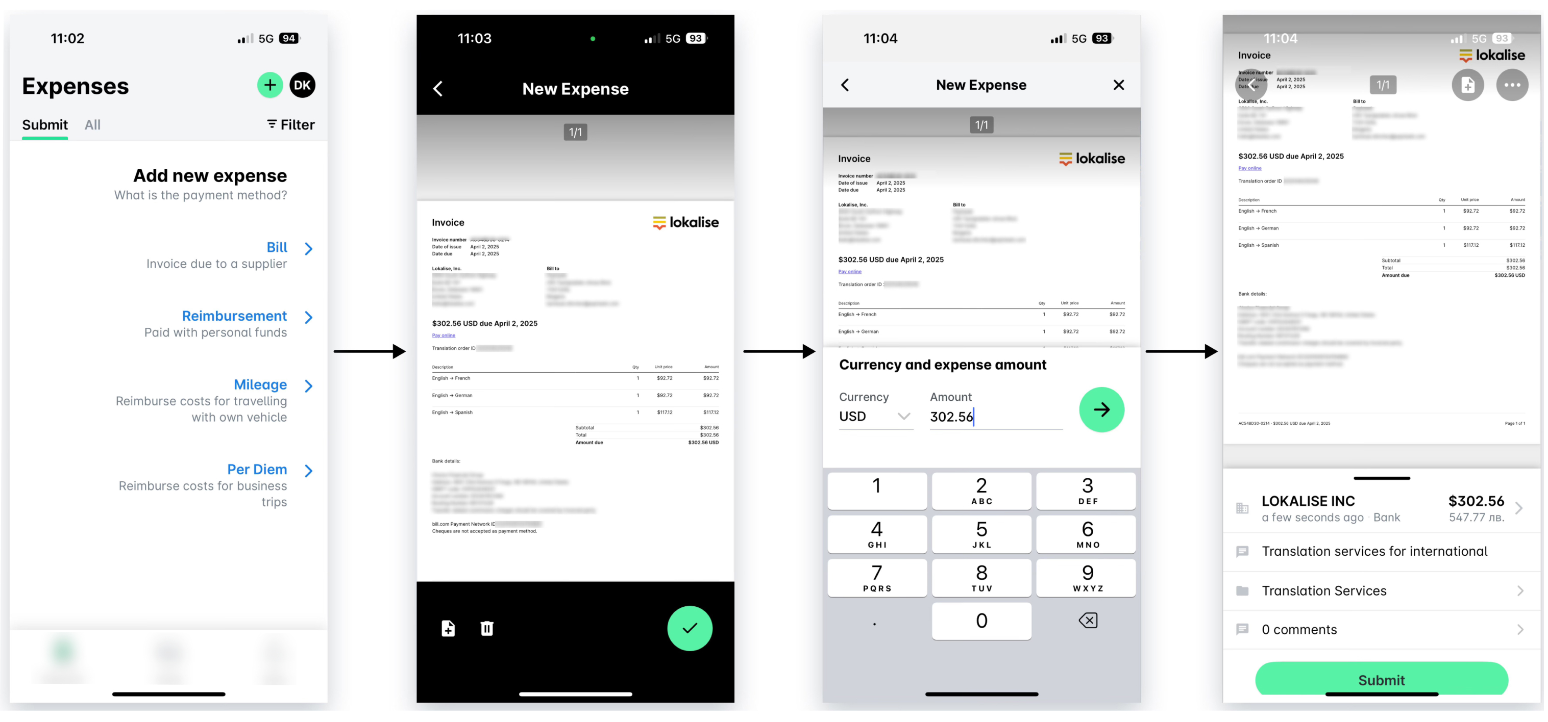 Create Bills, Reimbursements and Company Cash Requests for Employees ...