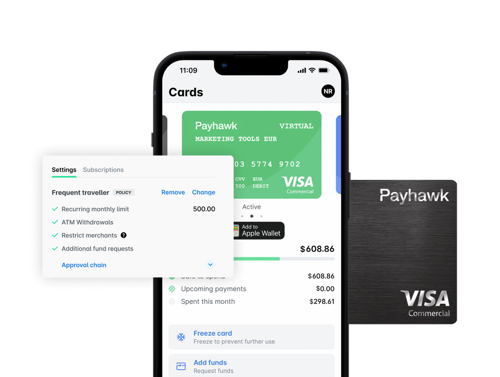 The enterprise-grade credit card for global finance teams | Payhawk