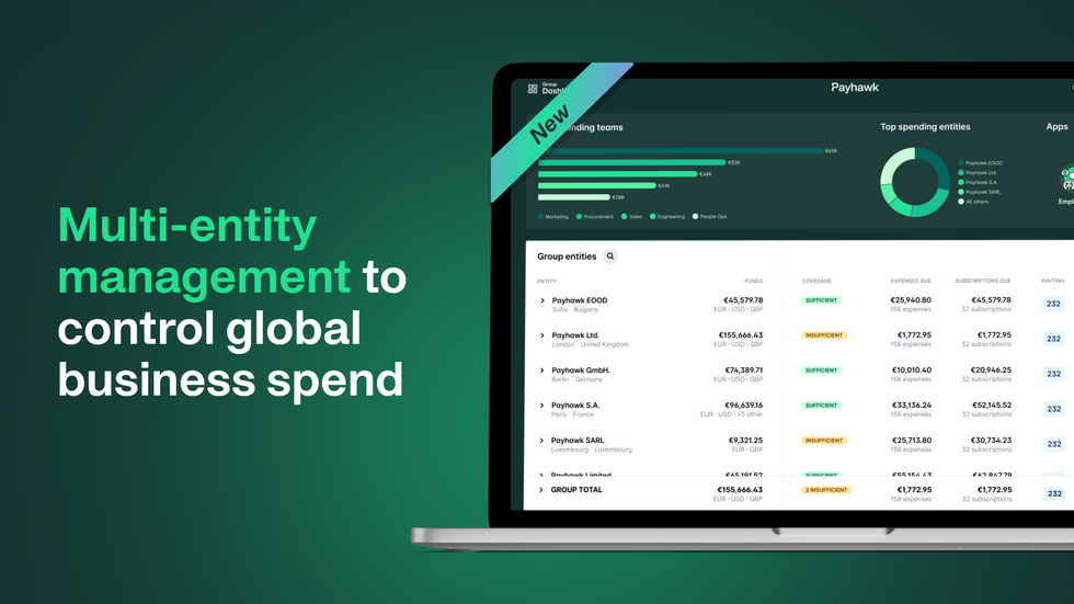 Multi-entity spend management software | Payhawk