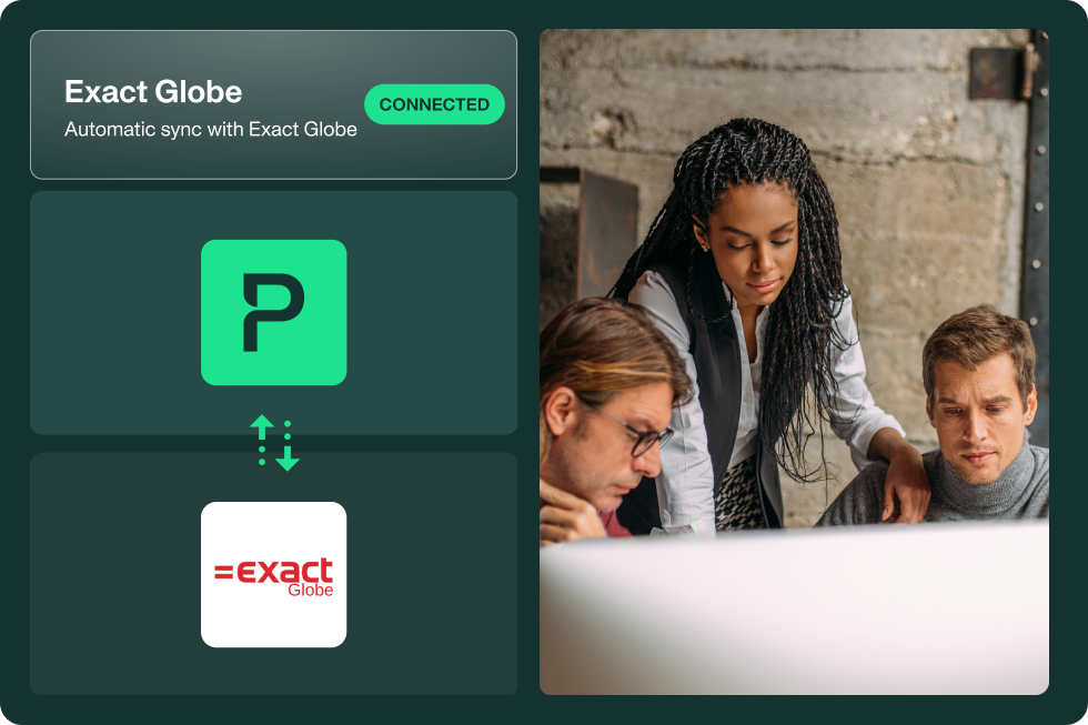 Native Exact Globe integration - Push expense data with a click | Payhawk