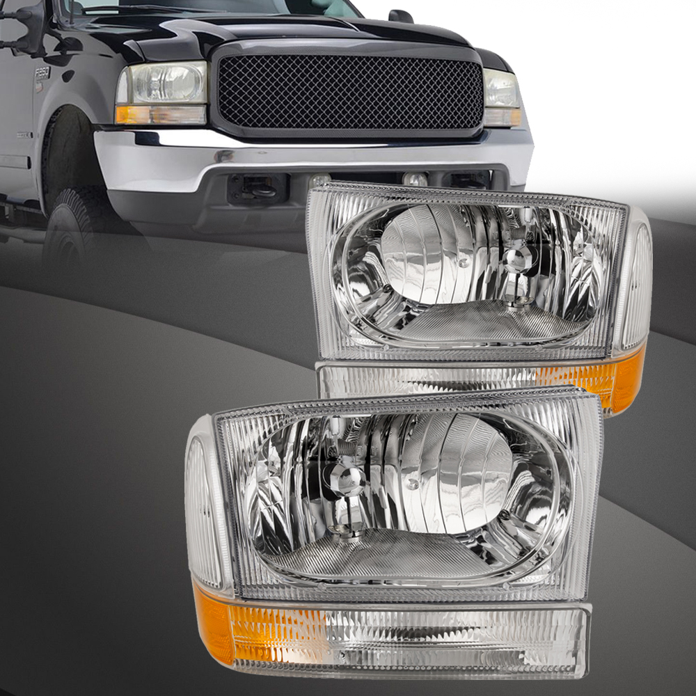 Headlights and Corners Set Fits 99-04 Ford F250 F350 F450 Superduty ...