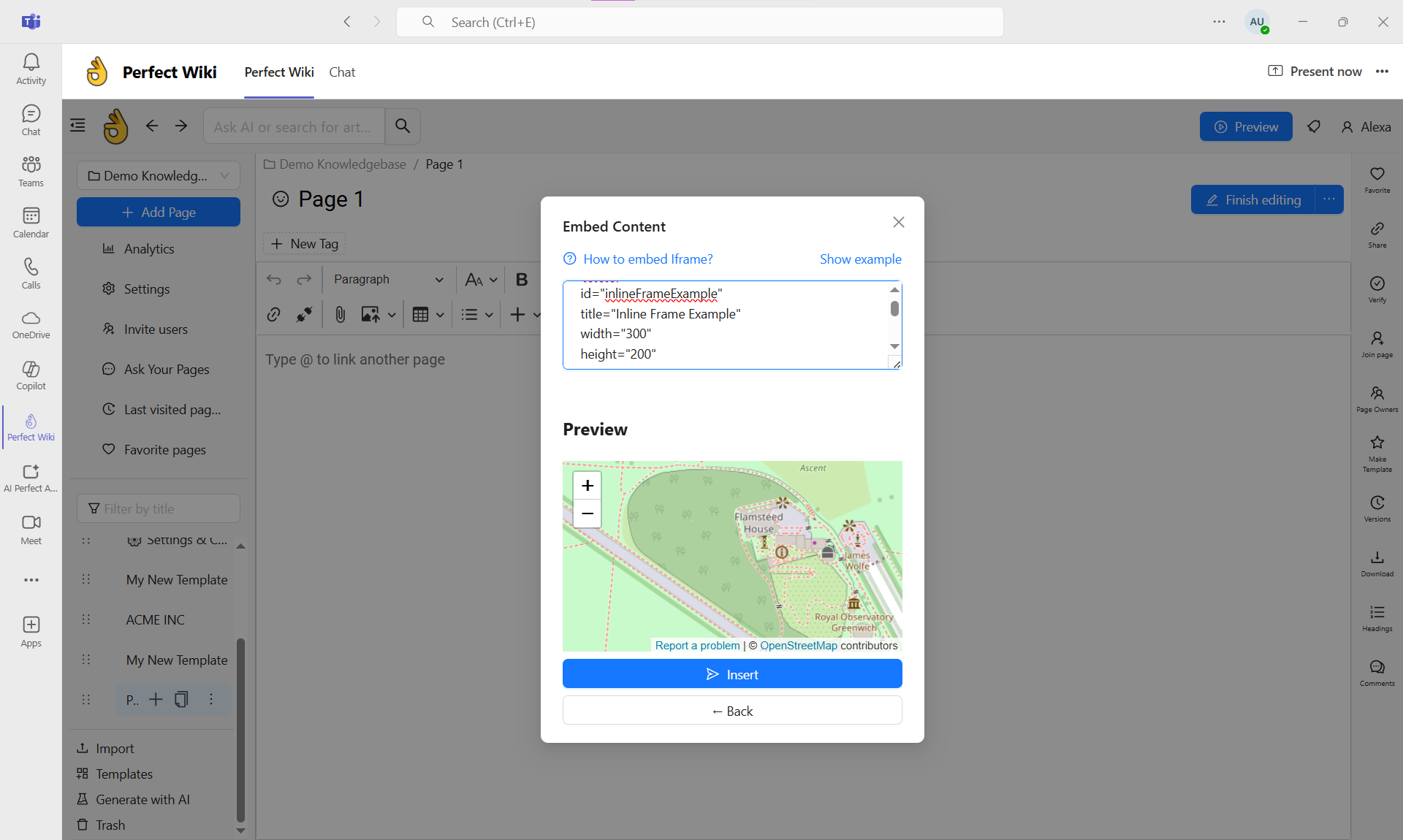 How to embed iFrame? - Help Center - Perfect Wiki
