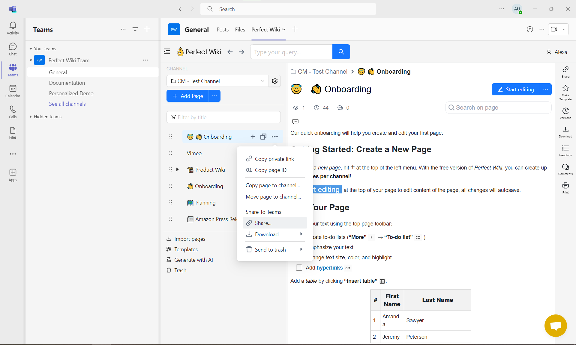 📩 How to embed Perfect Wiki page to SharePoint? - Help Center - Perfect Wiki