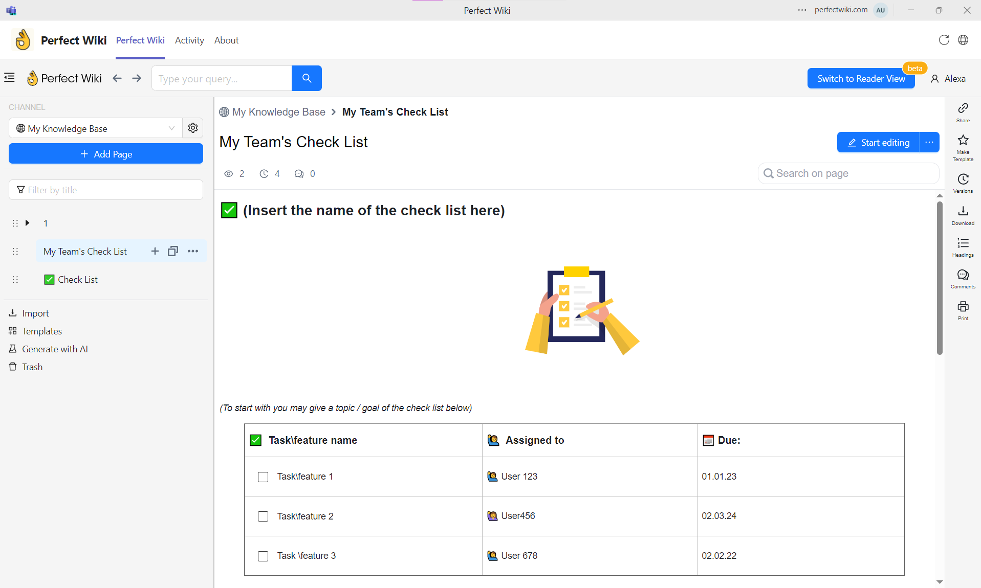 🖌️ How to create my own template ? - Help Center - Perfect Wiki