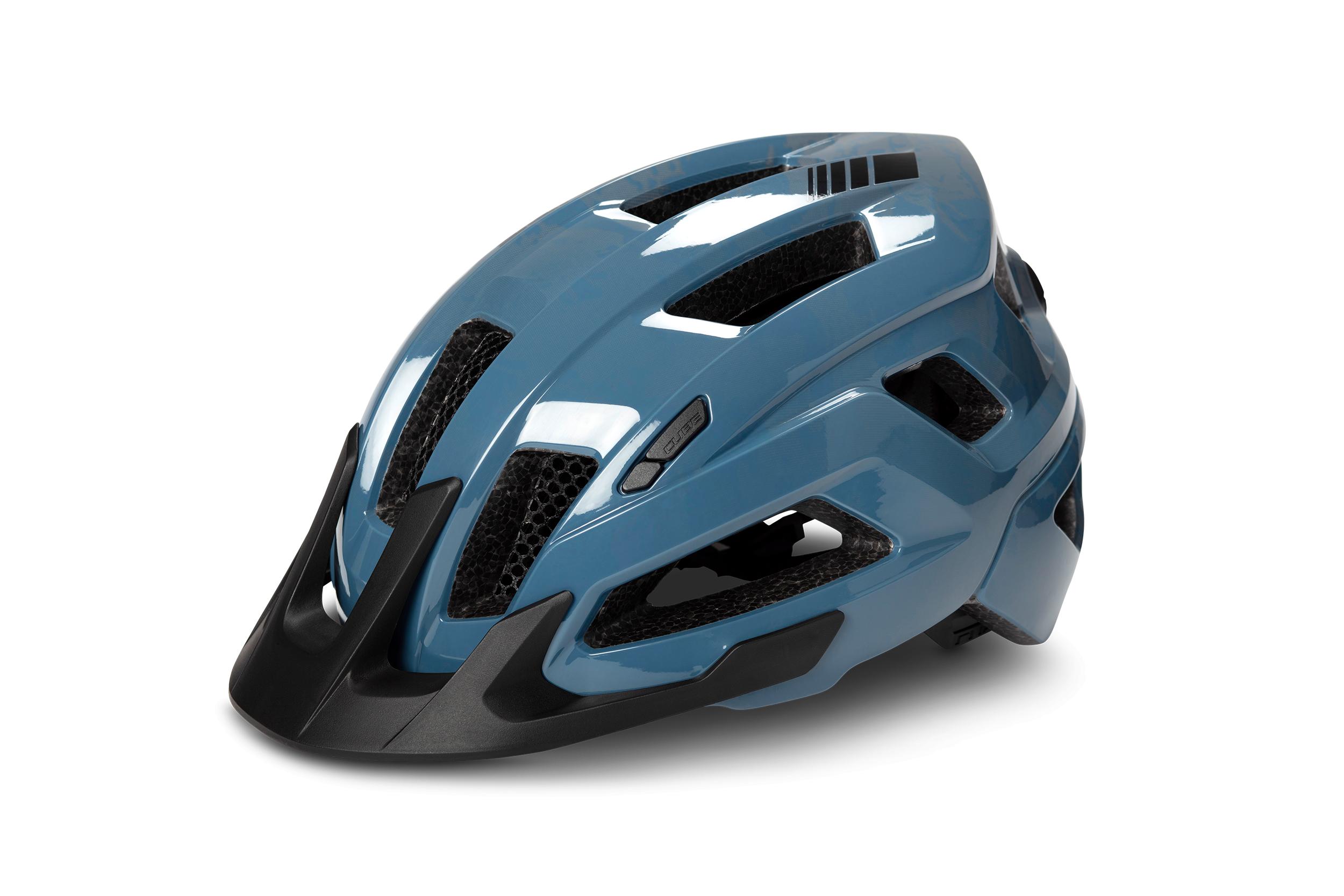 Cube Helmet steep glossy blue | 49.95 € - Culture Vélo