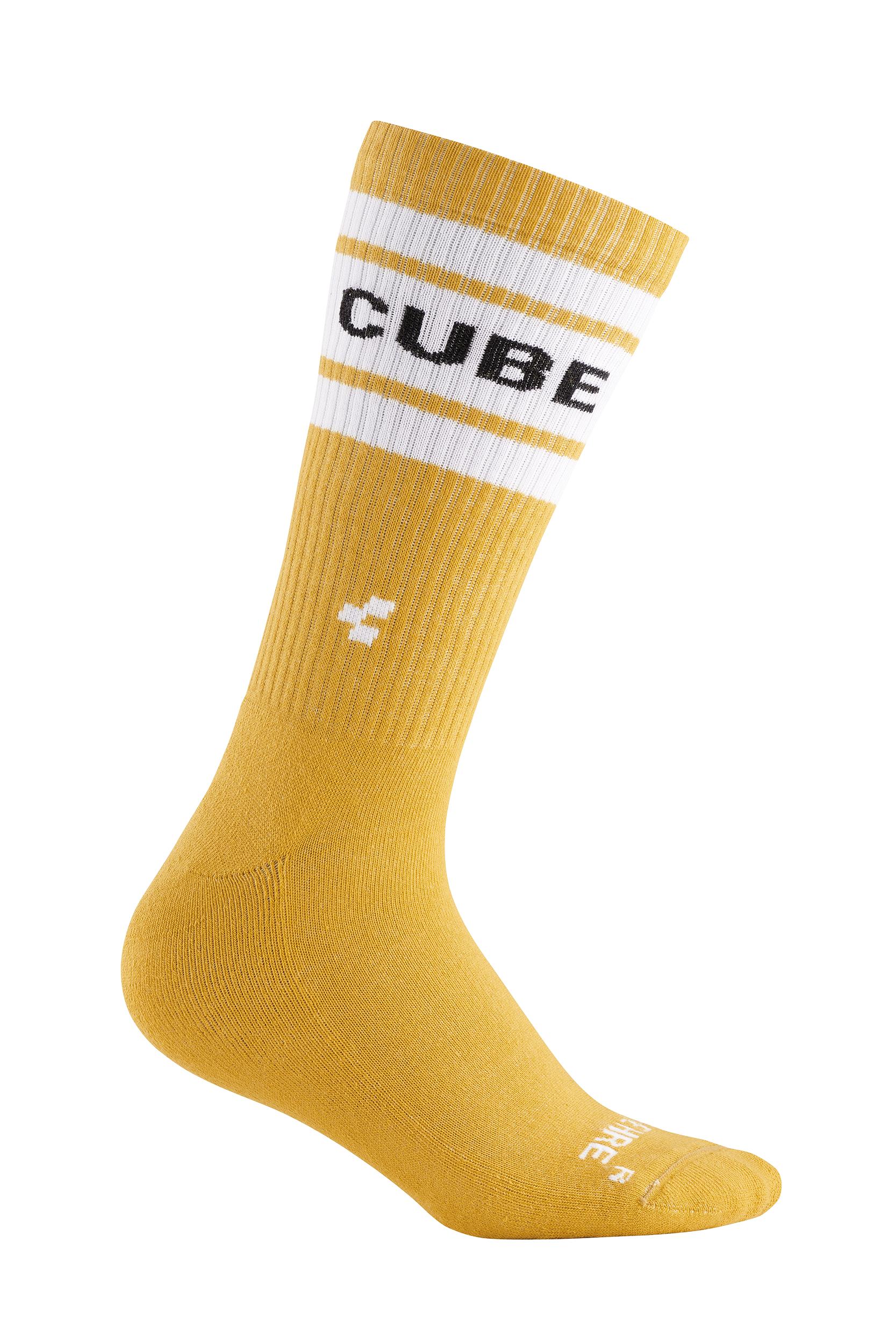 Cube Socks after race high cut yellow | 13.95 € - Culture Vélo