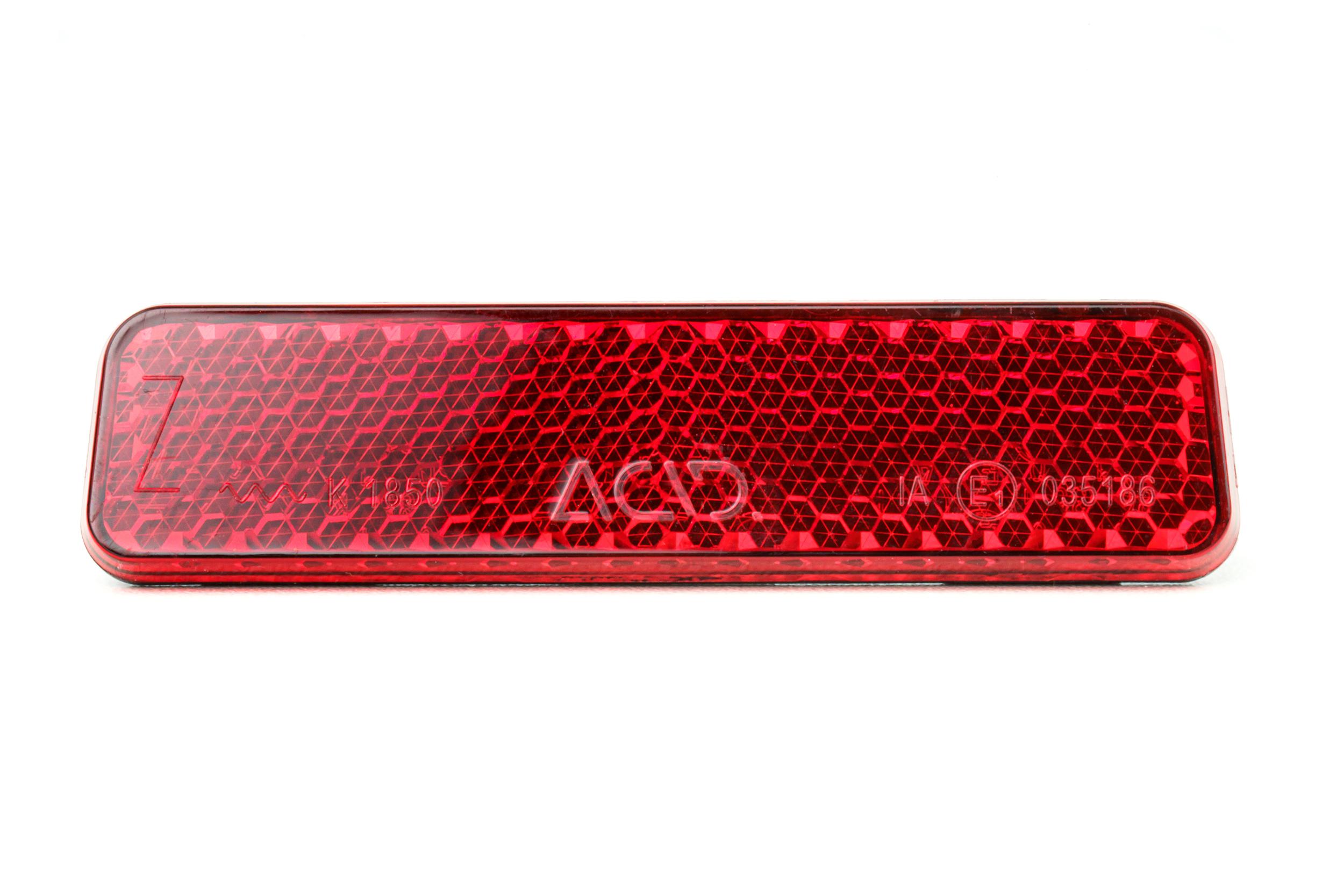 Cube Acid carrier reflector slim standard red | 6.95 € - Culture Vélo