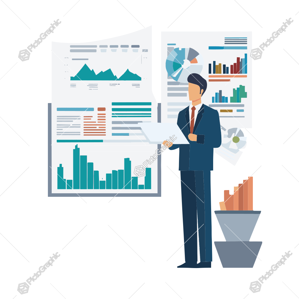 Pictographic | Business news chart