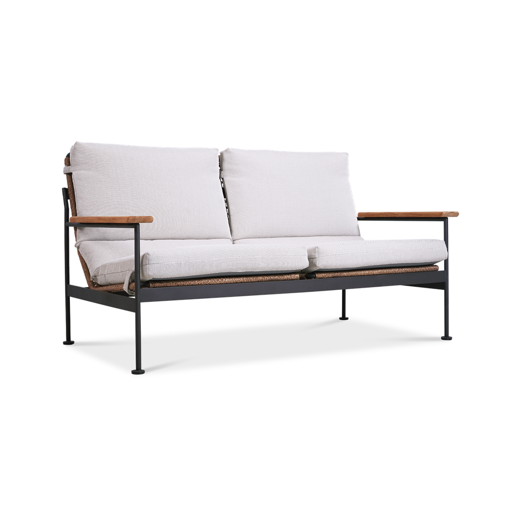 The Alpha Sofa | Artisan Wicker & Solid Teak Design