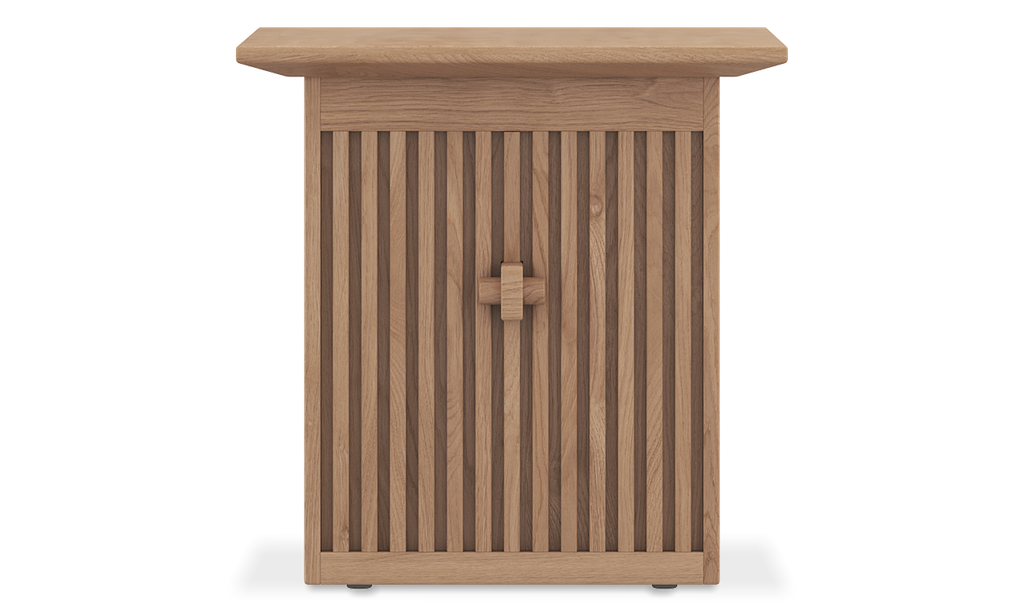 Nobu Side Table | Japandi Style In Solid Teak Wood | INDOSPACE