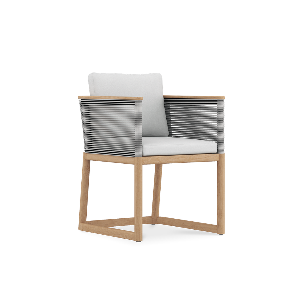 Tora Chair | Modern Teak & Rope Design