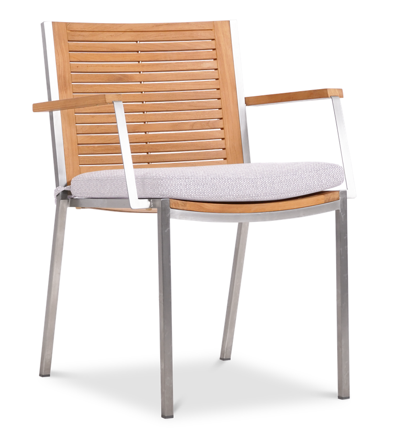 Tessin Stacking Arm Chair | Stackable Armchair | Indospace Design MY