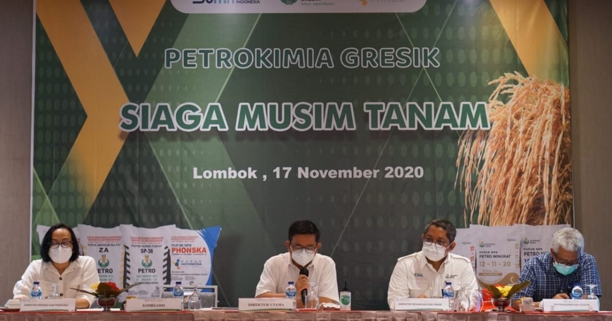 Siaga Musim Tanam di NTB | PT. Petrokimia Gresik Siaga Musim Tanam di NTB | PT. Petrokimia Gresik