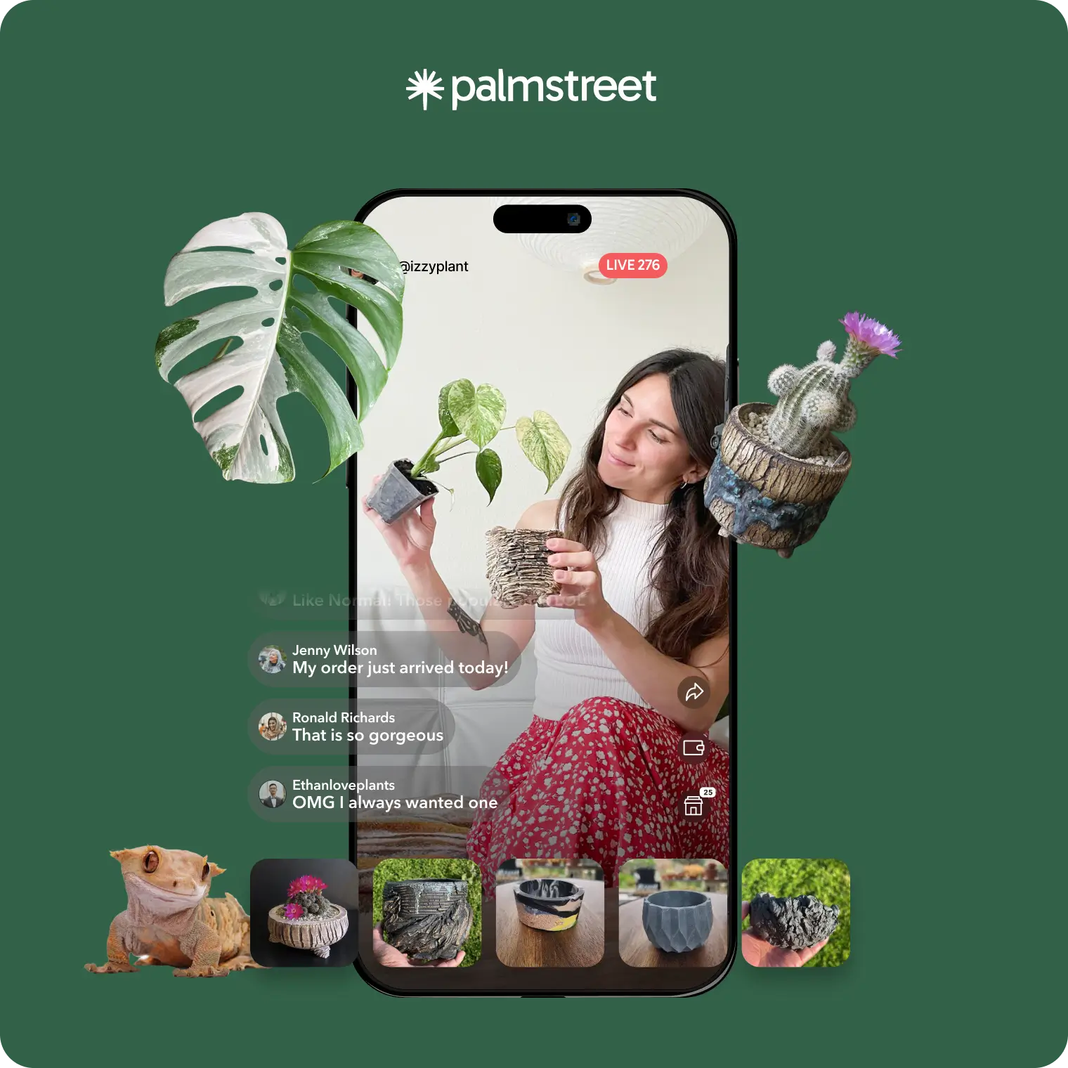 Palmstreet - Live Shopping for Plants, Crafts, & More