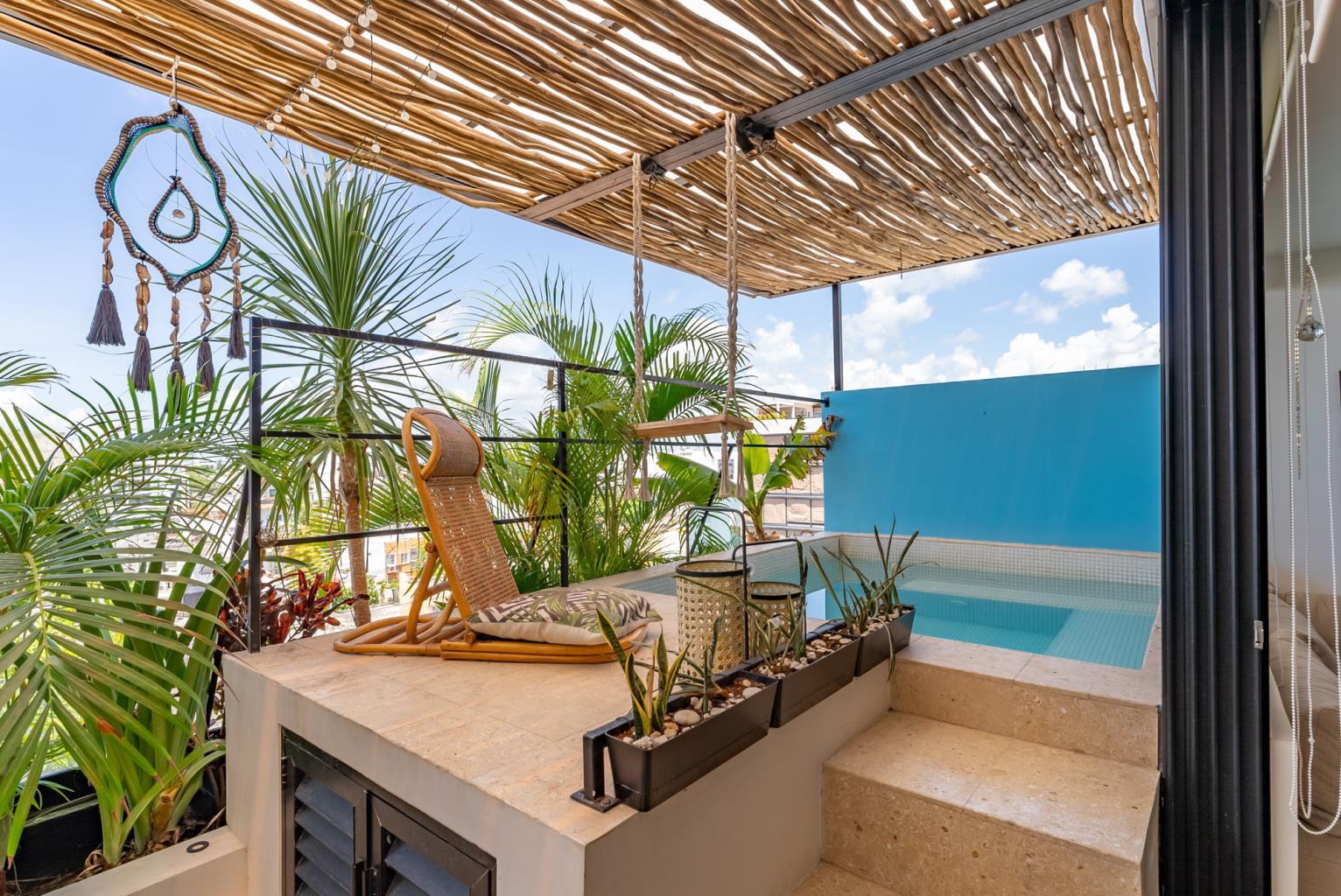 Unique condo with private pool, 2 bedroom, 2 level lock-off in Playa ...