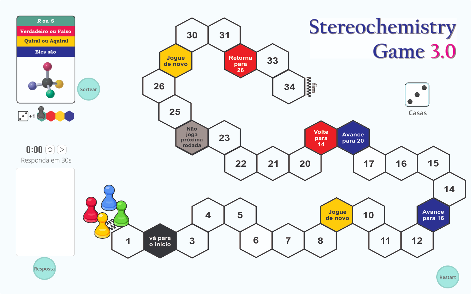 (PT) Stereochemistry Game 3.0 · 2-4 · Play Free Online