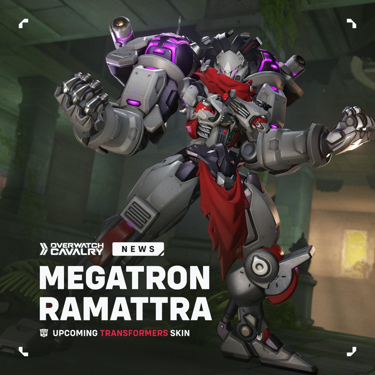 Overwatch 2 dévoile 4 nouveaux skins Transformers