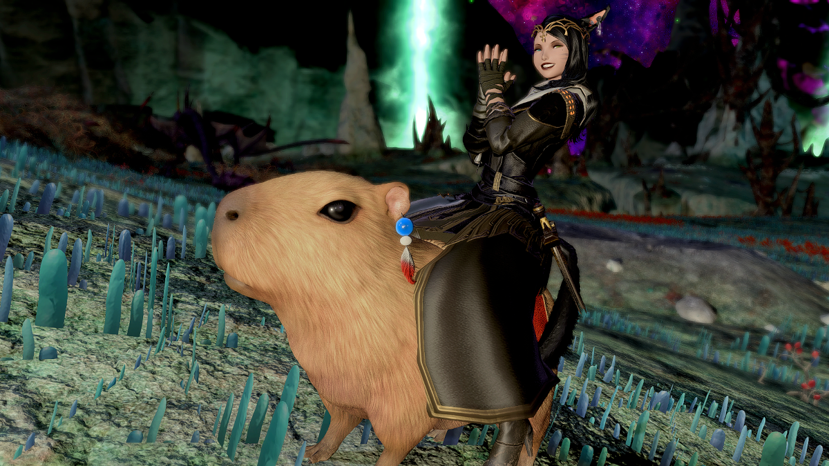 FF14 Dawntrail : Comment obtenir la monture capybara Mehwapyarra