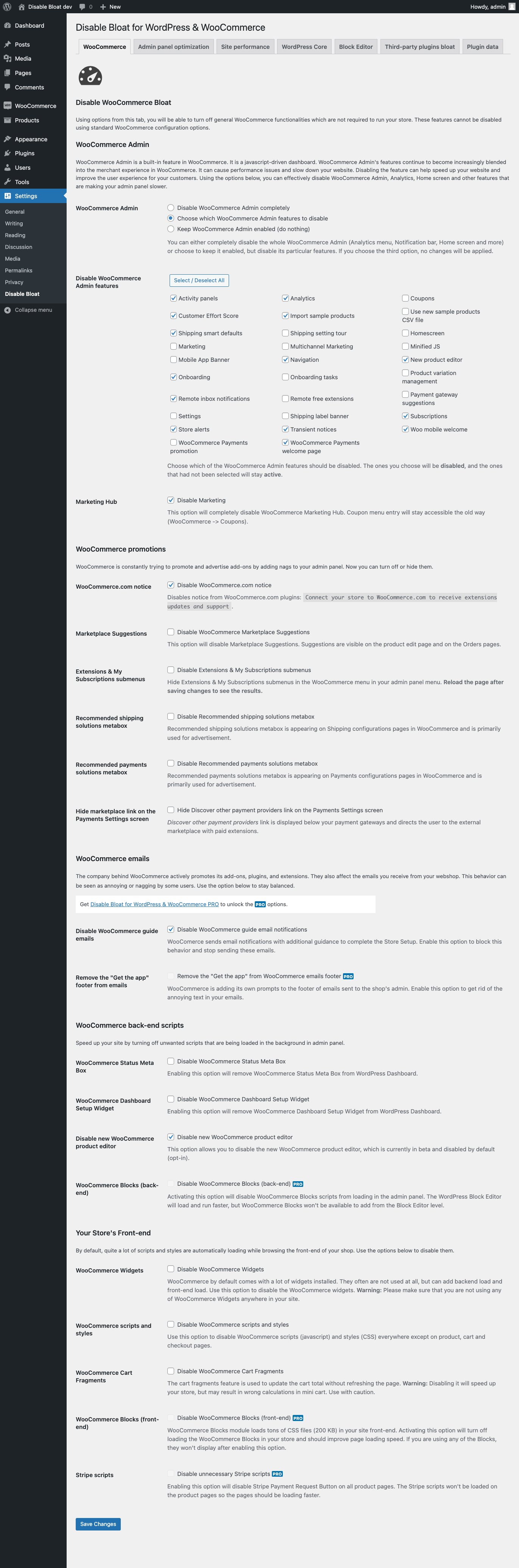Disable Bloat for WordPress & WooCommerce Plugin Review Disable Bloat for WordPress & WooCommerce Plugin Review