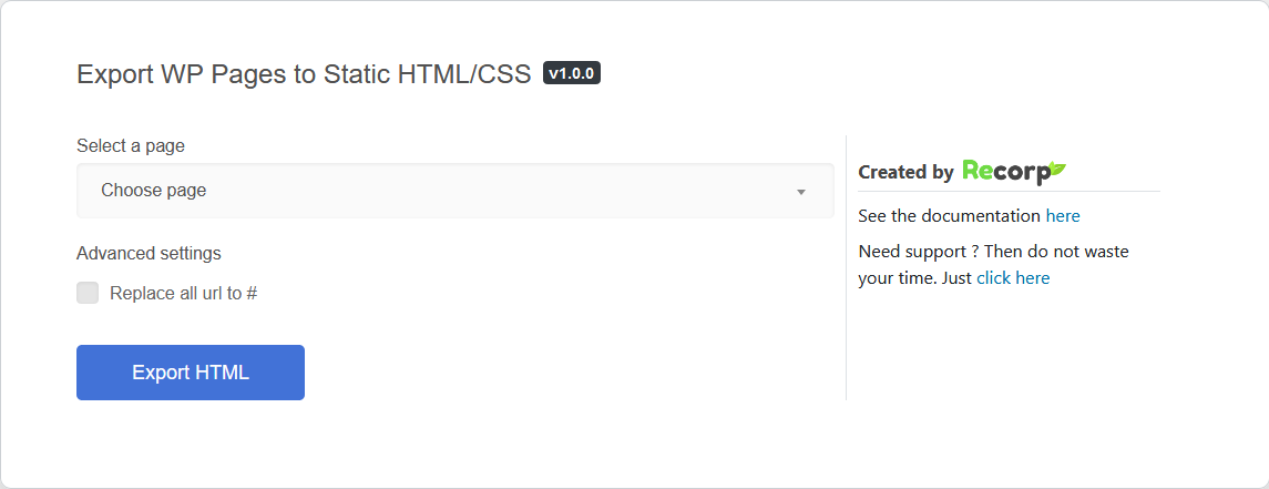 Pricing page for Export WP Page to Static HTML/CSS: Pricing, Reviews ... Pricing page for Export WP Page to Static HTML/CSS: Pricing, Reviews ...
