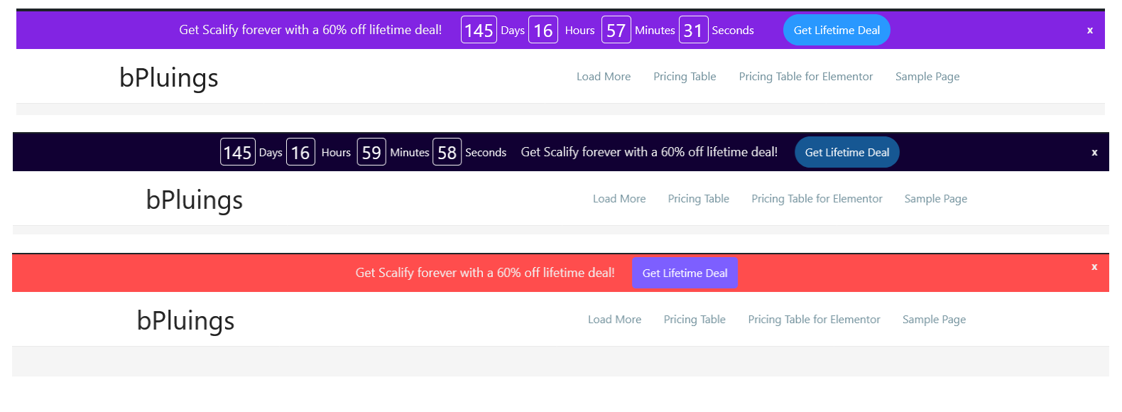 Pricing page for Header Promo: Pricing, Instructions, Reviews and More