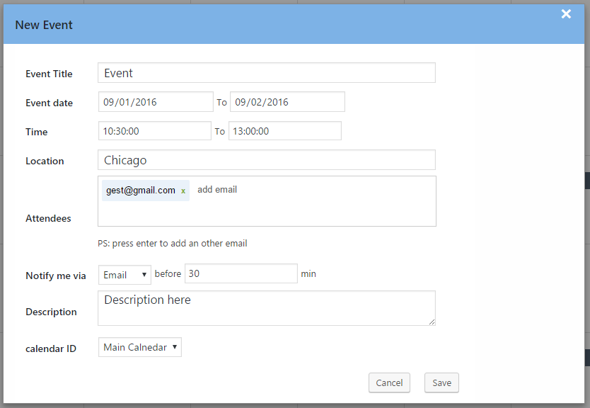 Pricing page for WP Google Calendar Manager – Google Calendar Plugin