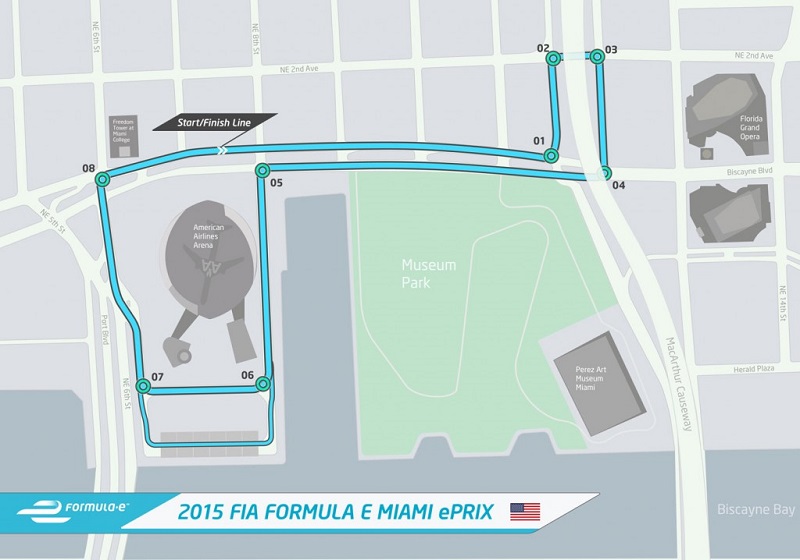 Presentato il circuito di Miami per la Formula E - Pneusnews.it